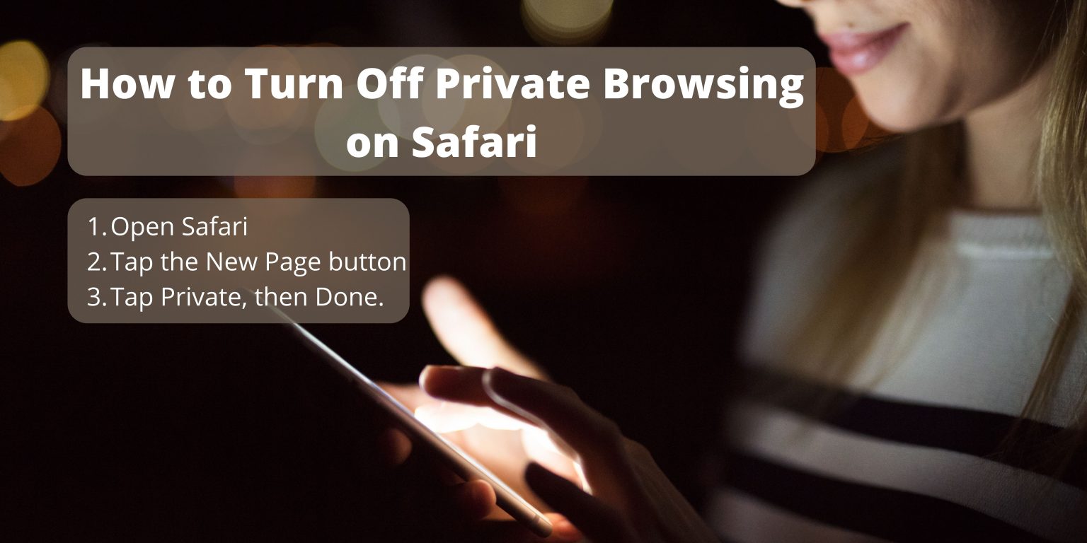 How to Turn Off Private Browsing on iPhone